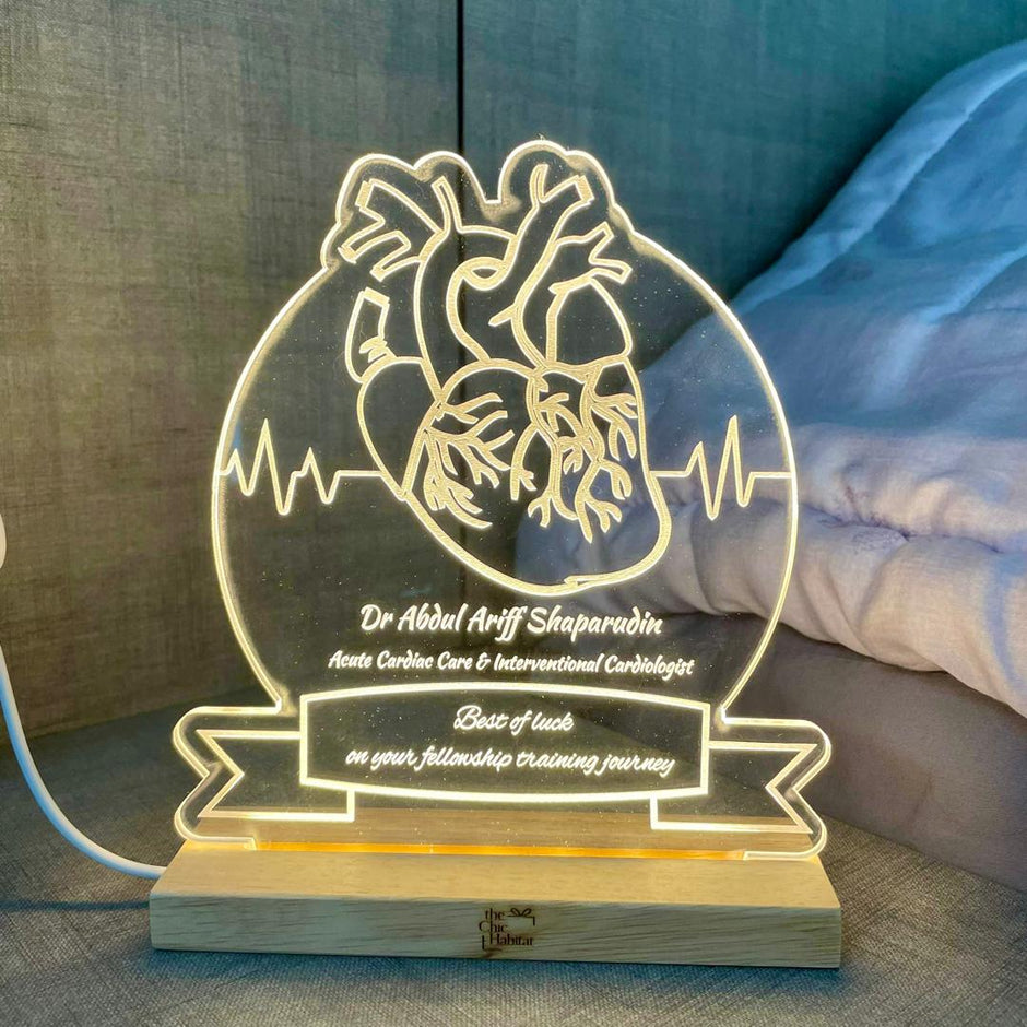 Personalized Gift | Acrylic LED Night Light – The Chic Habitat