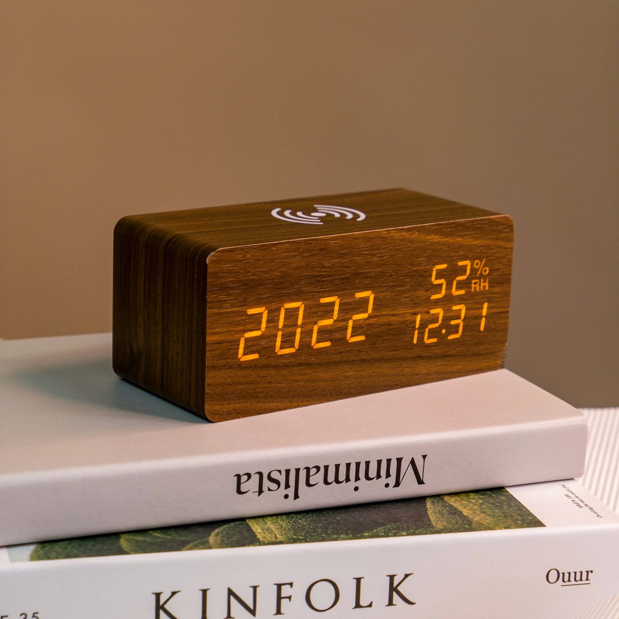 Timber Time | Digital Wooden Clock – The Chic Habitat
