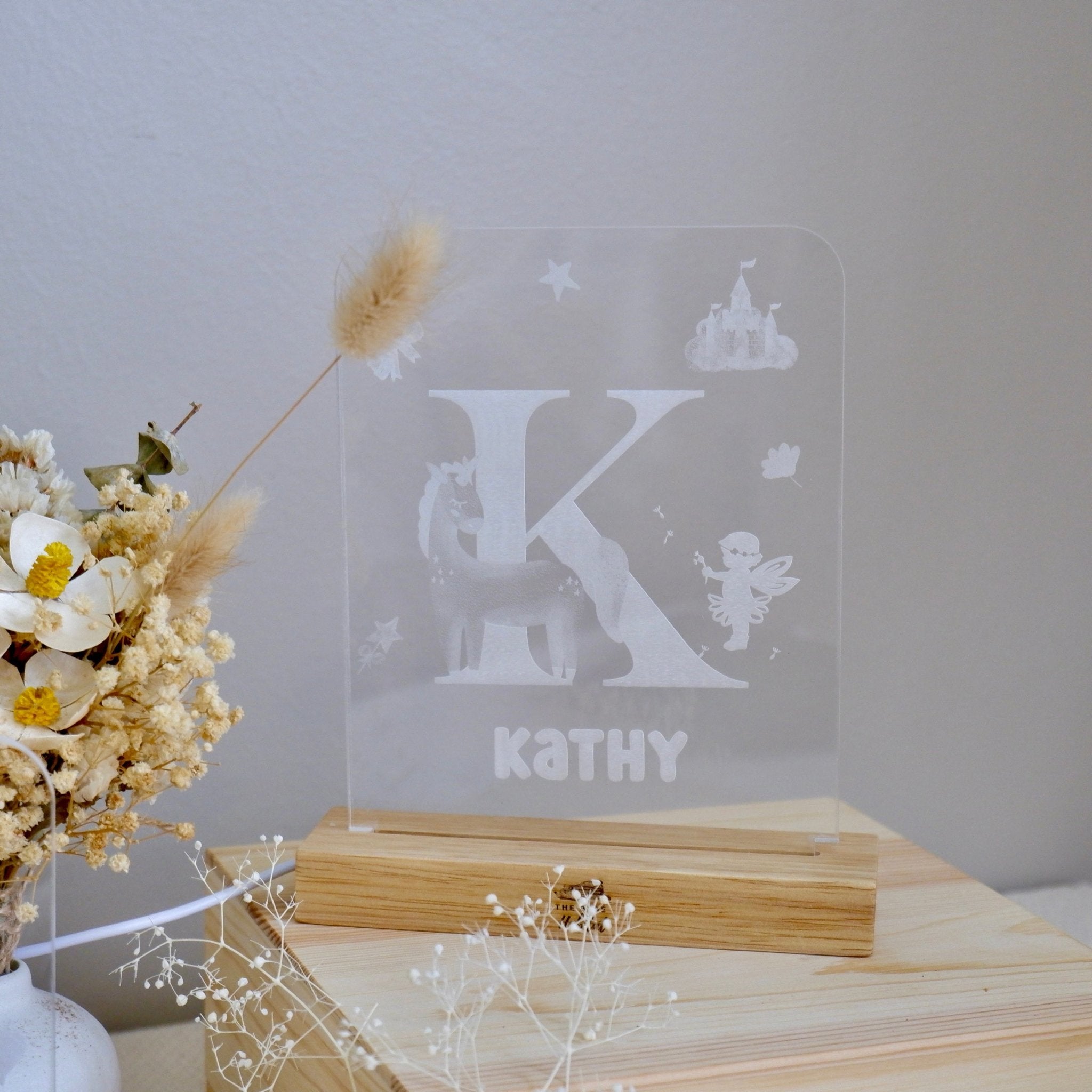 Personalized Gift - Acrylic LED Night Light – The Chic Habitat