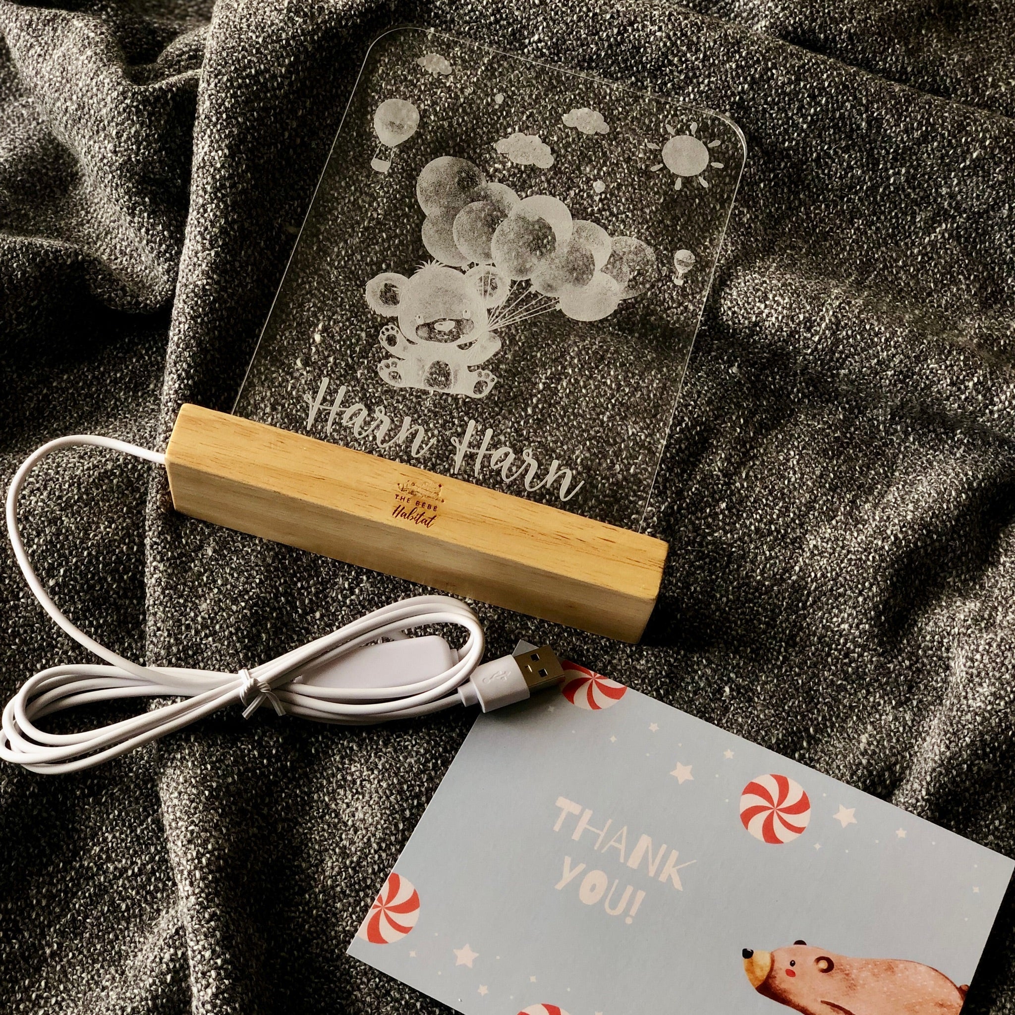 Personalized Gift - Acrylic LED Night Light – The Chic Habitat